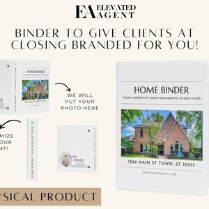 Real Estate Marketing Home Binder Real Estate Templates - Etsy