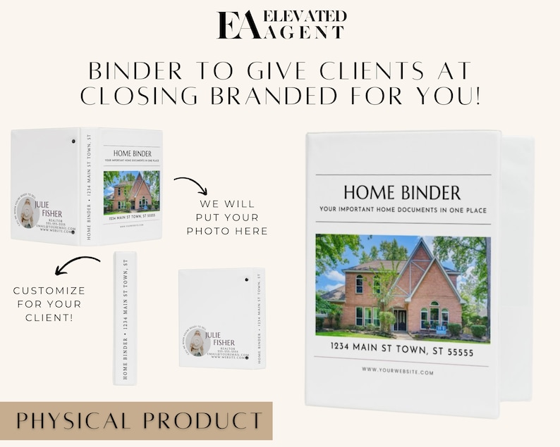 Real Estate Marketing Home Binder Real Estate Templates - Etsy