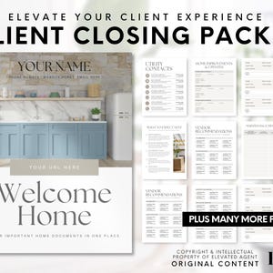 Real Estate Closing Packet Template: New Home Guide (canva) - Etsy