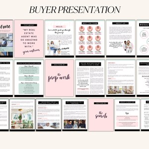 Seller Guide and Buyer Guide Bundle, List Presentation for Real Estate ...