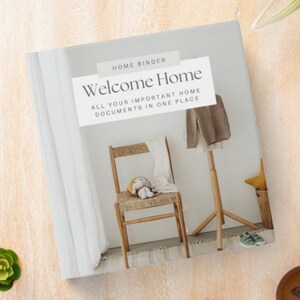 Real Estate Home Binder, Realtor Closing Exit Packet, Home Buyer Guide ...