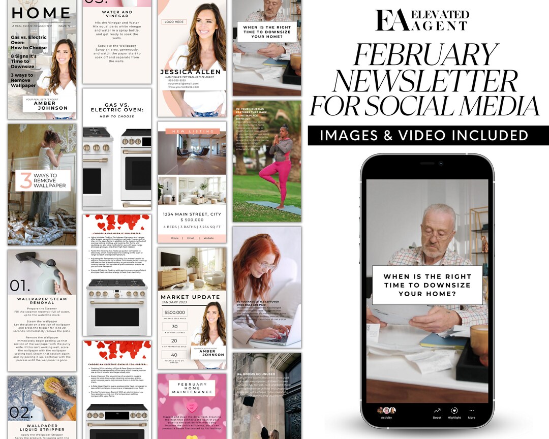 February Real Estate Marketing, February Real Estate Social Media, Real ...
