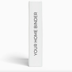 Home Binder Real Estate Marketing, Closing Binder, Custom Binder ...