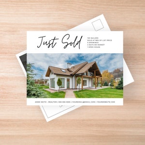 Just Sold Postcard Real Estate Template, Every Door Direct Mail ...