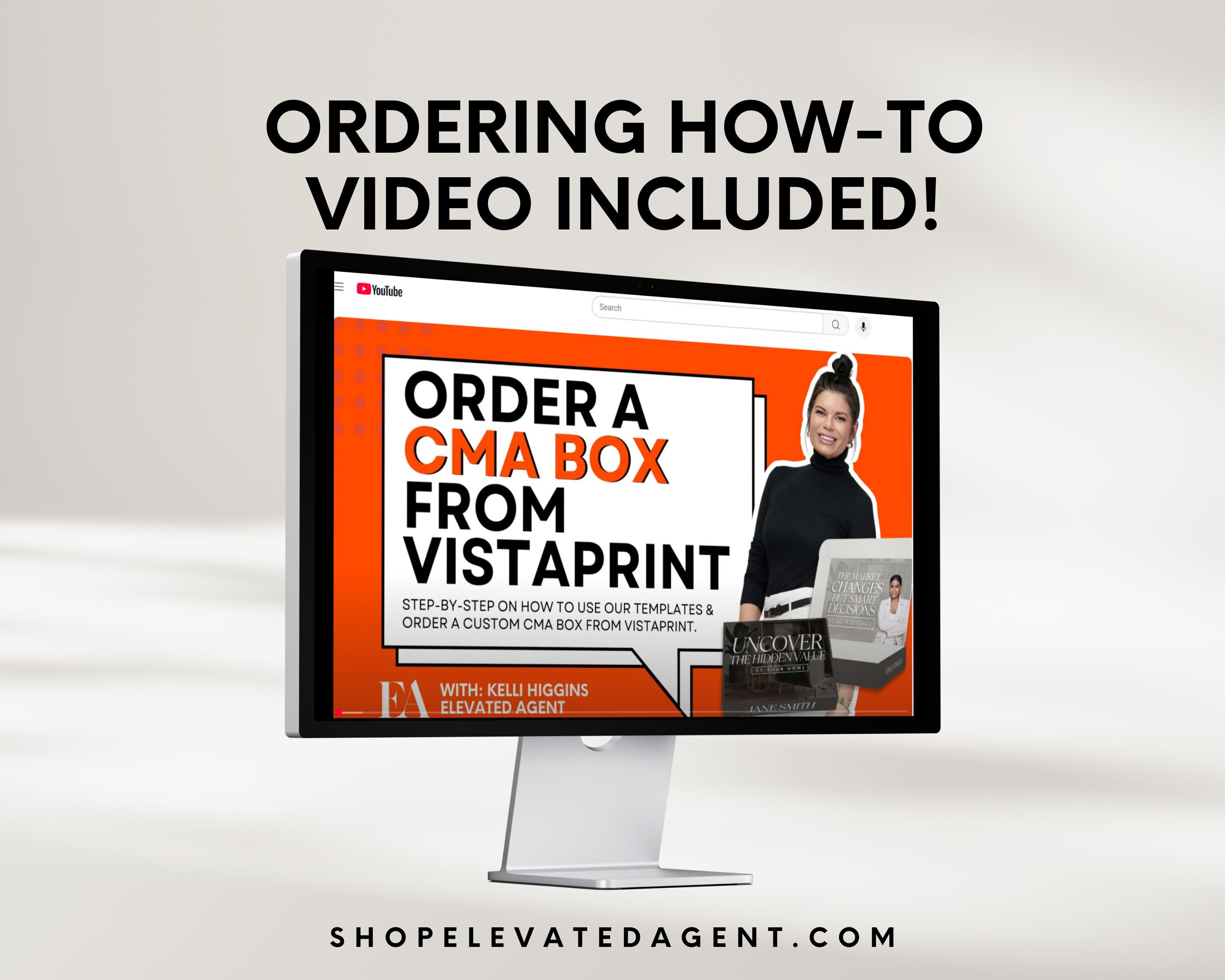 CMA Box Template, Realtor CMA Packet, Custom Cma Box, Real Estate Mailer, Real Estate Marketing ...