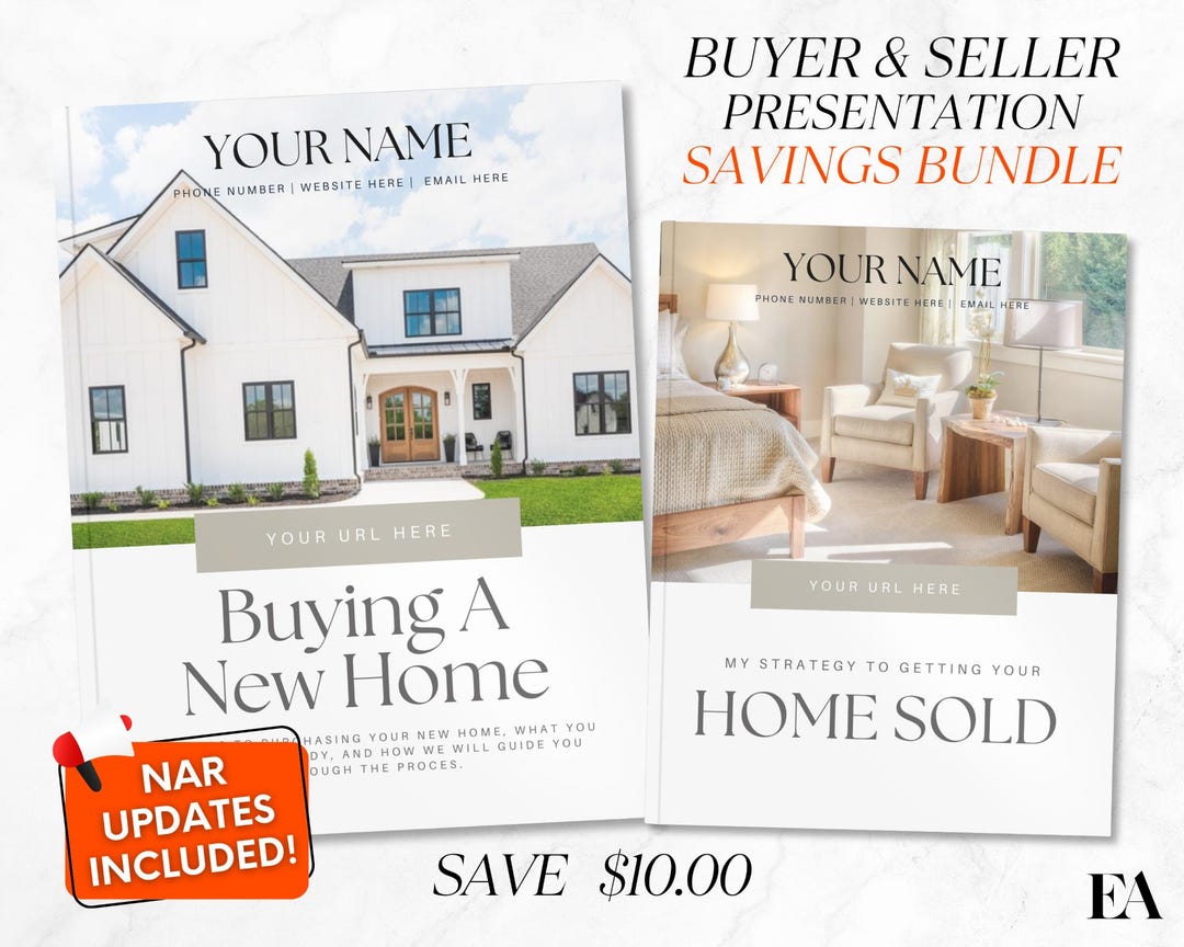 Listing Presentation, Buyer Presentation Bundle, Real Estate Template ...