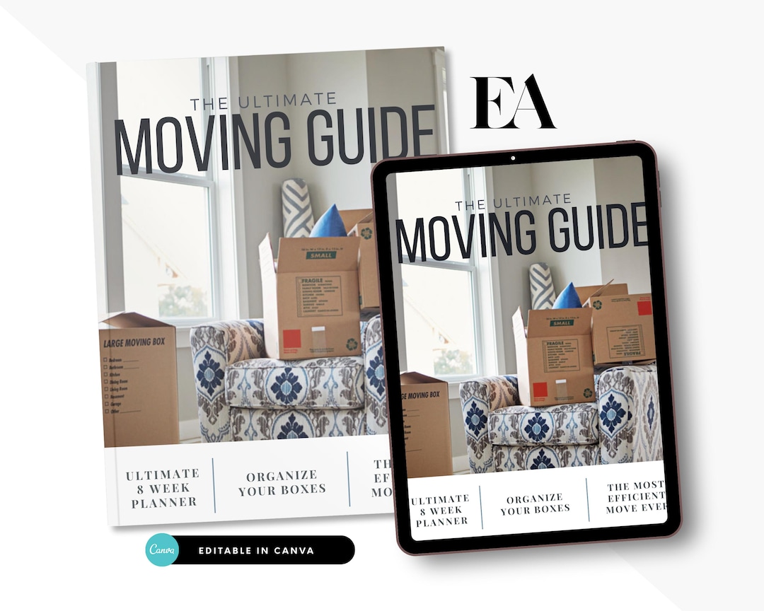 Realtor Moving Guide, Printable Checklist, Canva Template (PDF) - Etsy