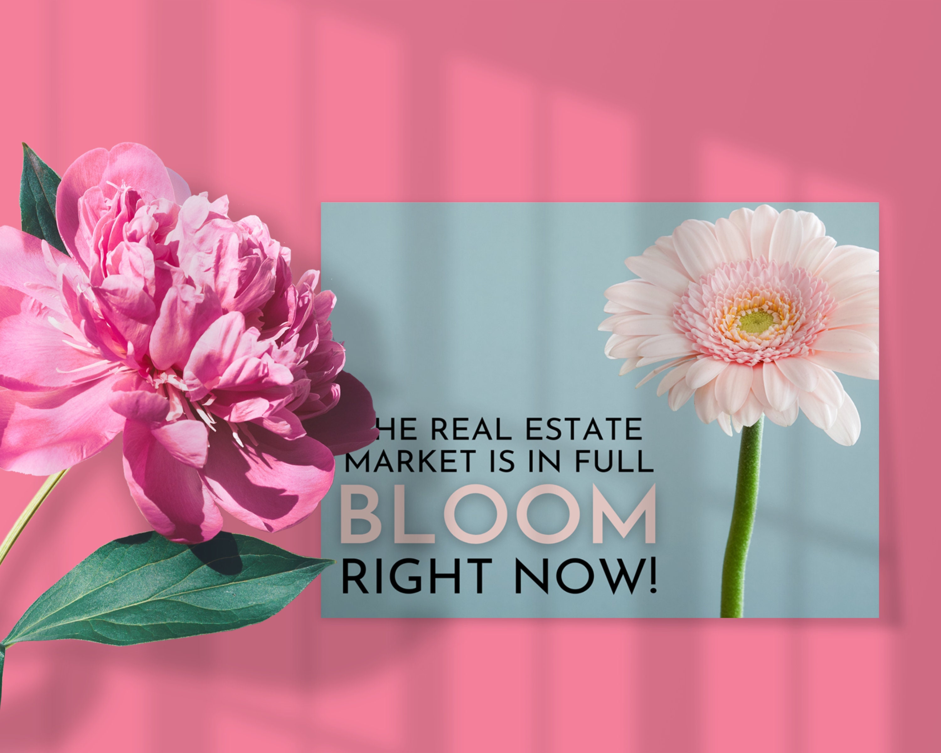 Real Estate Hello Spring Postcard, Realtor Marketing Template (instant ...