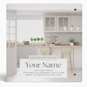 Real Estate Home Binder, Realtor Closing Exit Packet, Home Buyer Guide ...