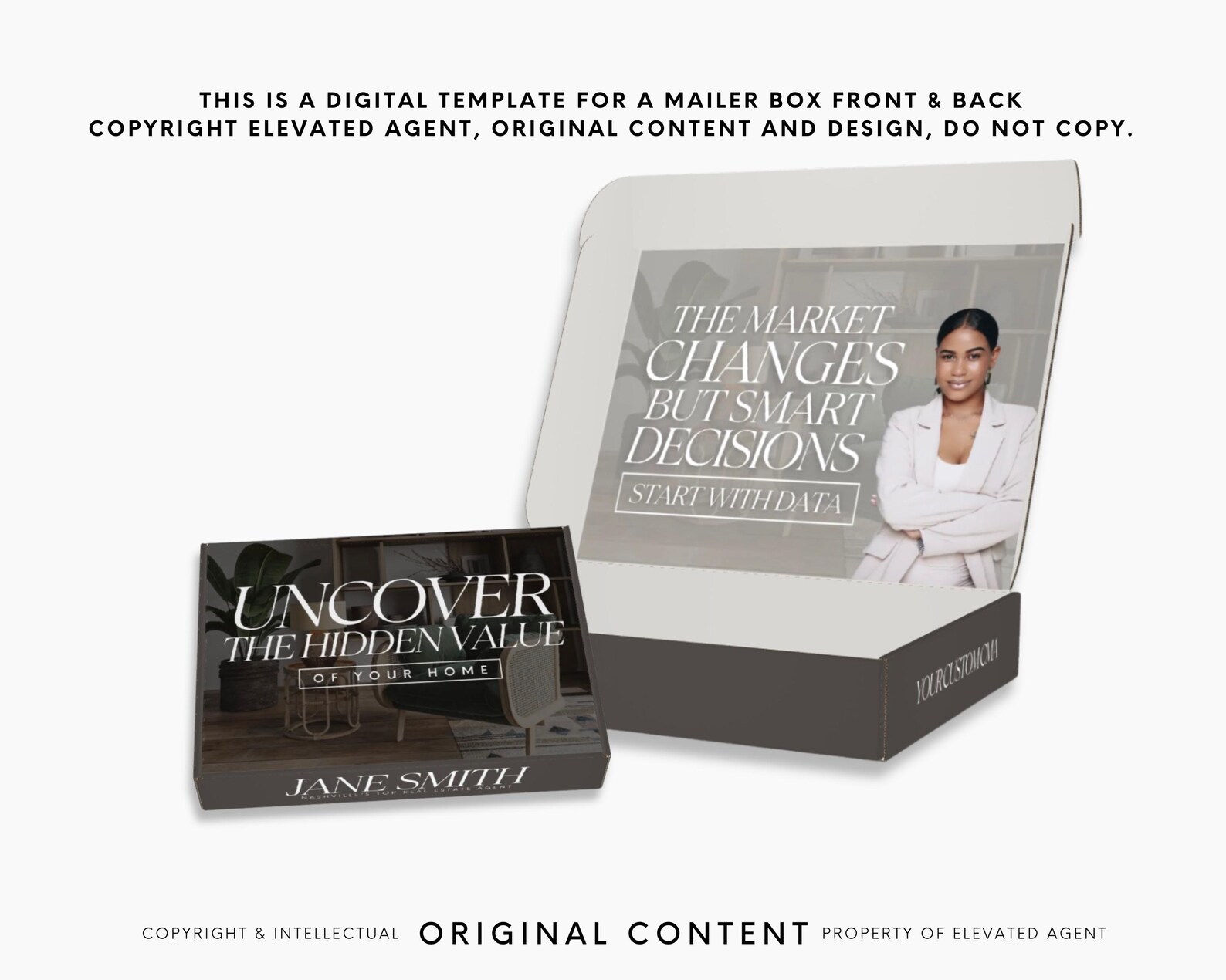 Real Estate CMA Box Template, Real Estate Box, Real Estate Marketing ...