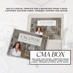 CMA Box Template, Realtor CMA Packet, Custom Cma Box, Real Estate Mailer, Real Estate Marketing ...