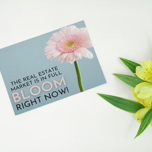 Real Estate Hello Spring Postcard, Realtor Marketing Template (instant ...