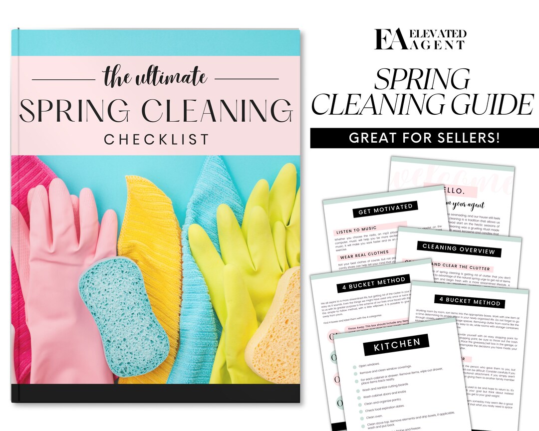 Cleaning Schedule, Cleaning Checklist, Complete Cleaning Planner ...