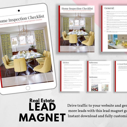 Print Newsletter Mailer real Estate Opt-in Guide Templates - Etsy