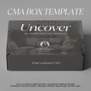 Realtor CMA Box Template, Comparative Market Analysis, Real Estate ...