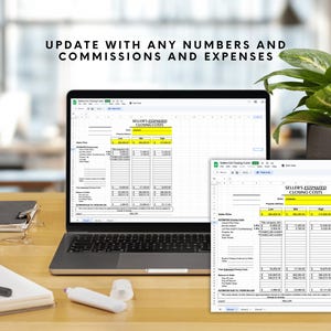 Home Seller Closing Cost Spreadsheet Real Estate Excel Spreadsheet ...