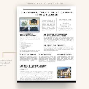 June Real Estate Newsletter Template, Canva Editable (digital Download ...