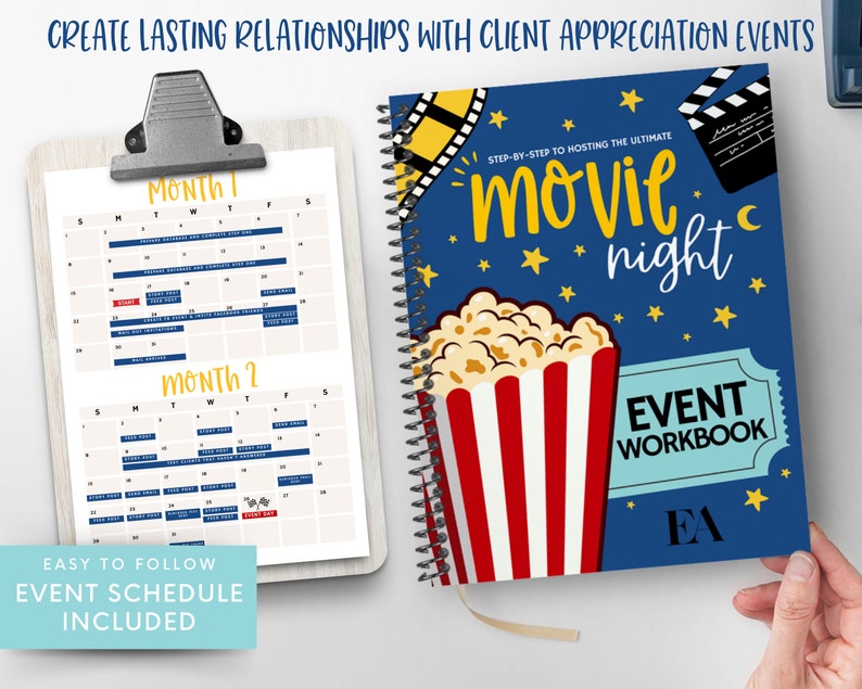 Movie Night Real Estate Client Event Bundle, Movie Night Template ...