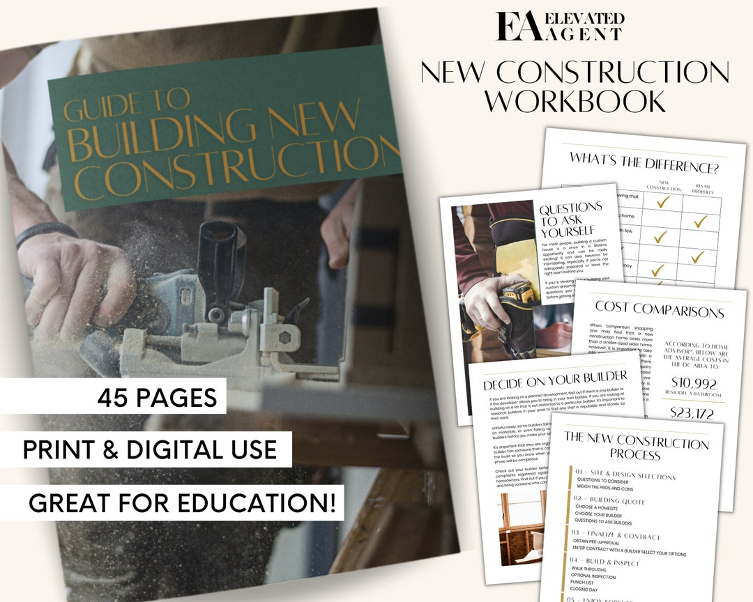 New Construction Guide, New Construction Buyer Guide, Real Estate New ...