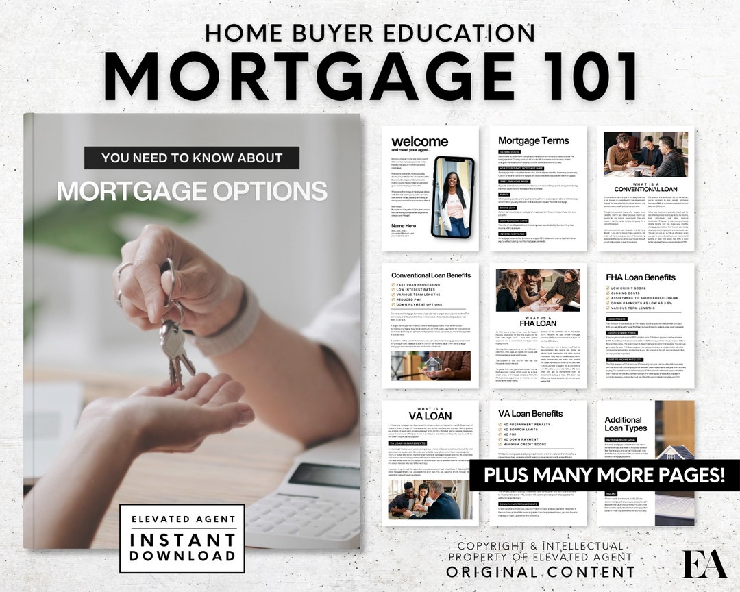 Home Mortgage Guide, Real Estate Template, Home Buyer Guide, Mortgage ...