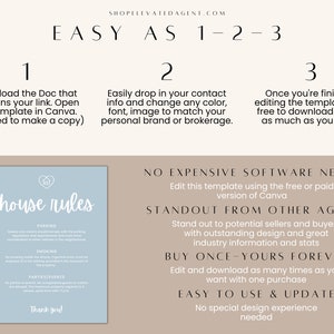 Airbnb Sign Template, Editable Airbnb Signs, House Rules Sign, VRBO ...