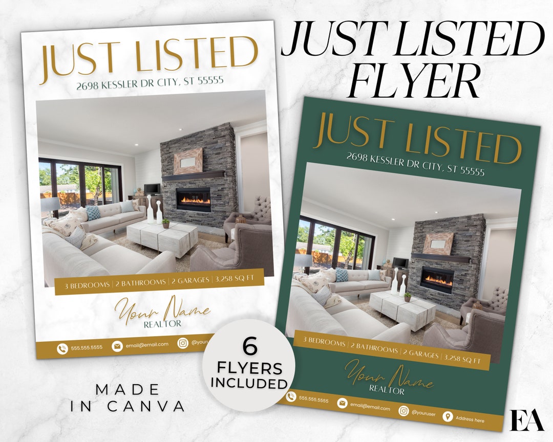 Real Estate Flyer, Real Estate Mailers, Open House Flyer, Real Estate ...