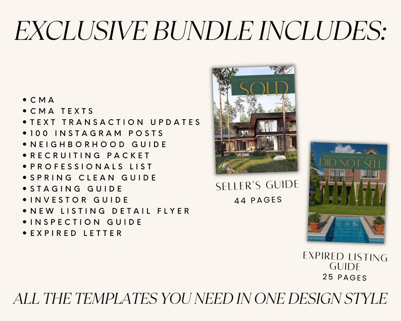 Real Estate Marketing Complete Bundle Real Estate Marketing Luxury Real ...