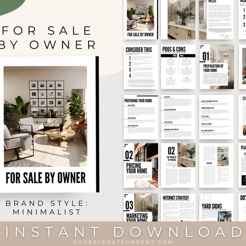 FSBO Guide FSBO for Sale by Owner Letter Real Estate - Etsy