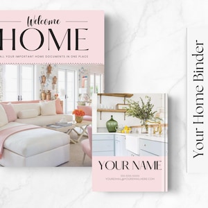 New Home Binder, Real Estate Client Closing Exit Packet, Real Estate ...