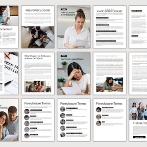 Real Estate Foreclosure Guide, Home Seller Guide, Real Estate Marketing ...