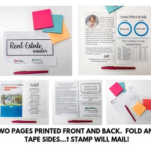 Print Newsletter Mailer real Estate Opt-in Guide, Templates Canva ...