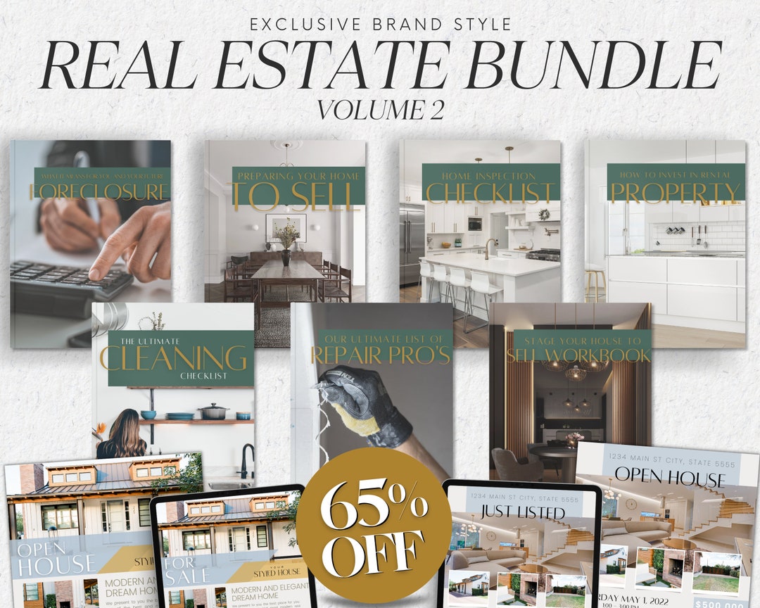 Real Estate Marketing Bundle Luxury Real Estate Template Real Estate ...