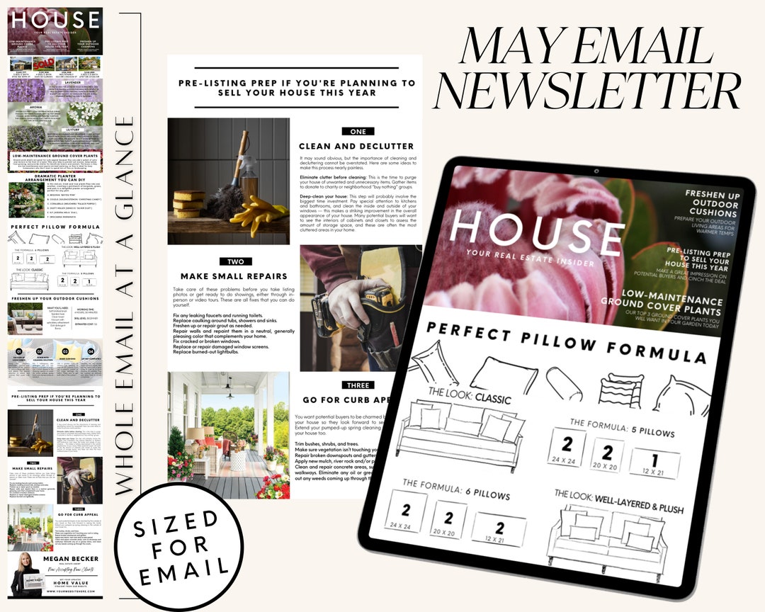 Real Estate May 2023 Email Newsletter, Spring Email, Real Estate ...