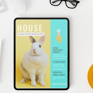 Real Estate Newsletter, April Newsletter, Easter Newsletter, Real ...