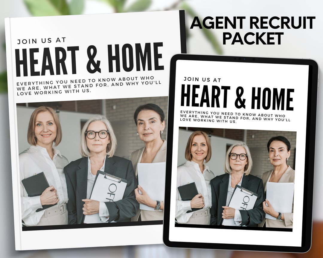 Real Estate Agent Recruitment Guide, Agent Recruit Packet, Hire Real ...