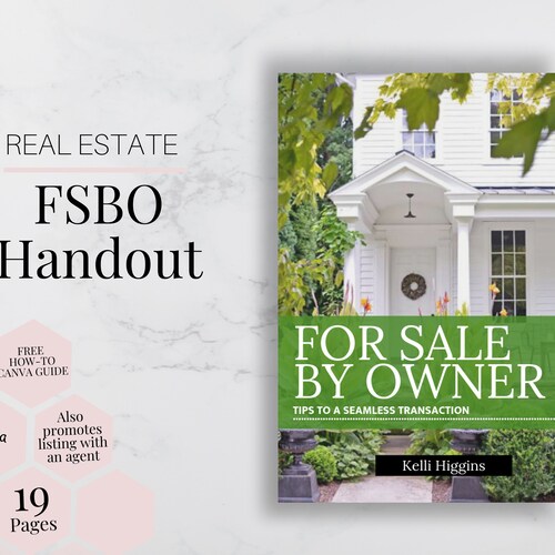 FSBO Guide FSBO for Sale by Owner Letter Real Estate - Etsy
