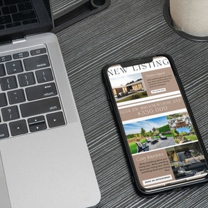 Real Estate Email Template, Just Listed Email, Realtor Marketing, Open ...