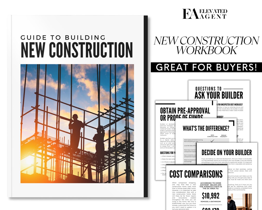 New Construction Guide, New Construction Buyer Guide, Real Estate New ...