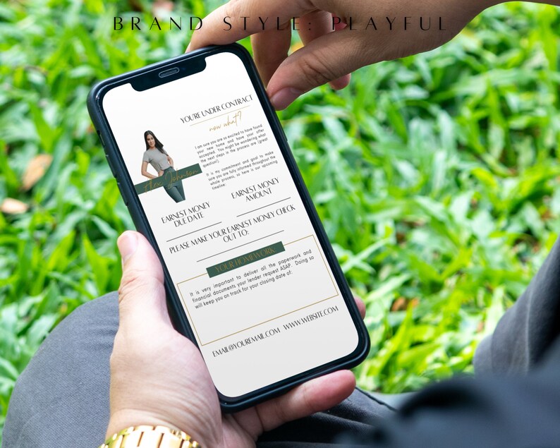 Textable Under Contract Update Real Estate Text Message Real - Etsy