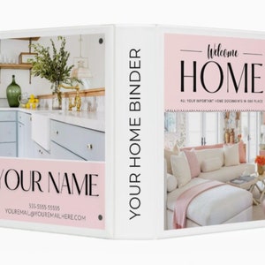 New Home Binder, Real Estate Client Closing Exit Packet, Real Estate ...