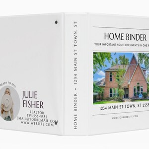 Real Estate Marketing, Home Binder, Real Estate Templates, Realtor ...