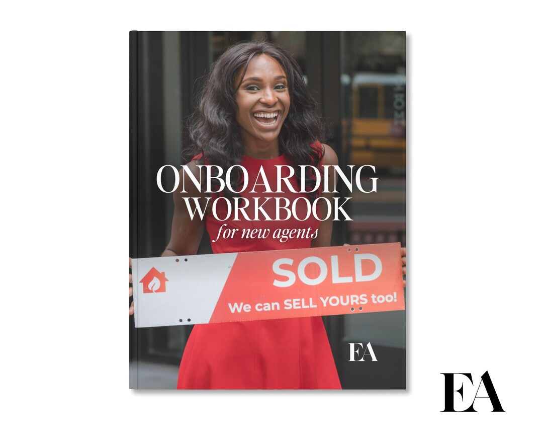 Real Estate Agent Onboarding Workbook, Recruitment Guide, New Agent ...