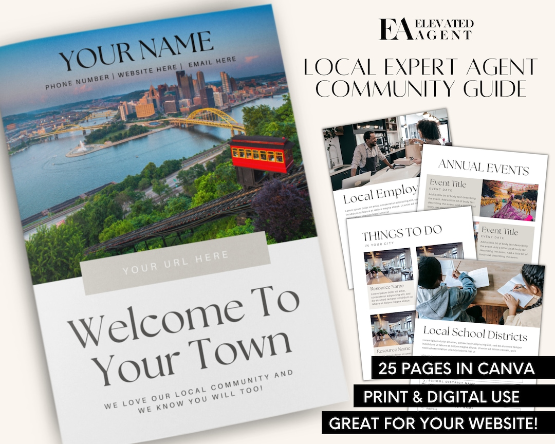 Real Estate Local Guide | Welcome Guide | Real Estate Marketing | City ...