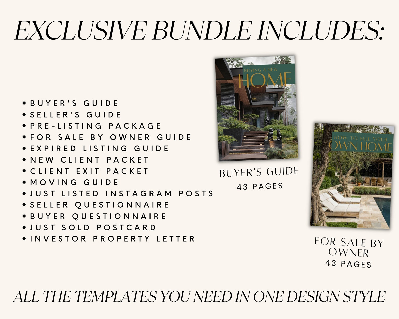 Real Estate Marketing Complete Bundle Real Estate Marketing Luxury Real ...