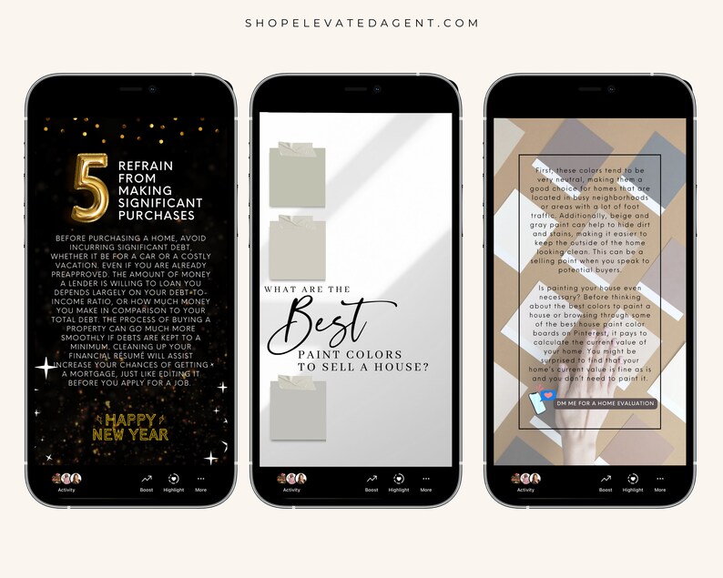 January Real Estate Social Media, Real Estate January Newsletter, Real ...