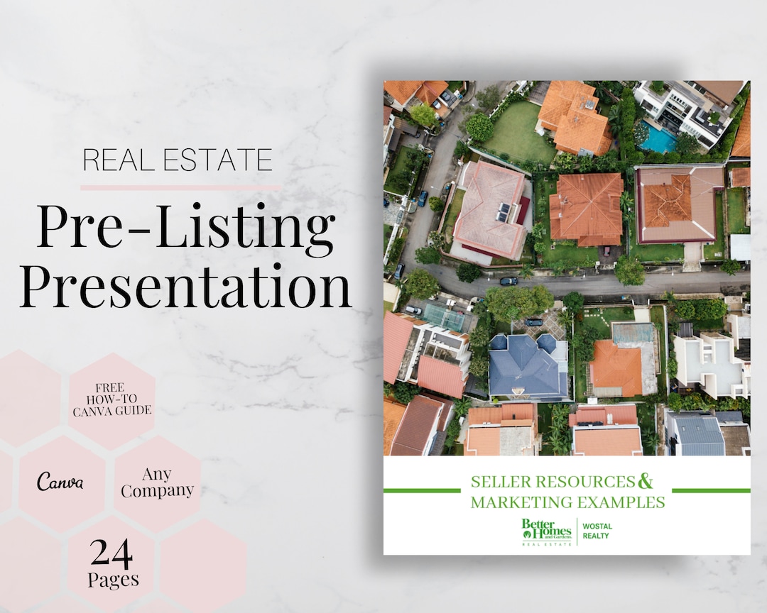 Pre-listing Presentation Packet Real Estate Template, Real Estate ...
