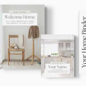 Real Estate Home Binder, Realtor Closing Exit Packet, Home Buyer Guide ...