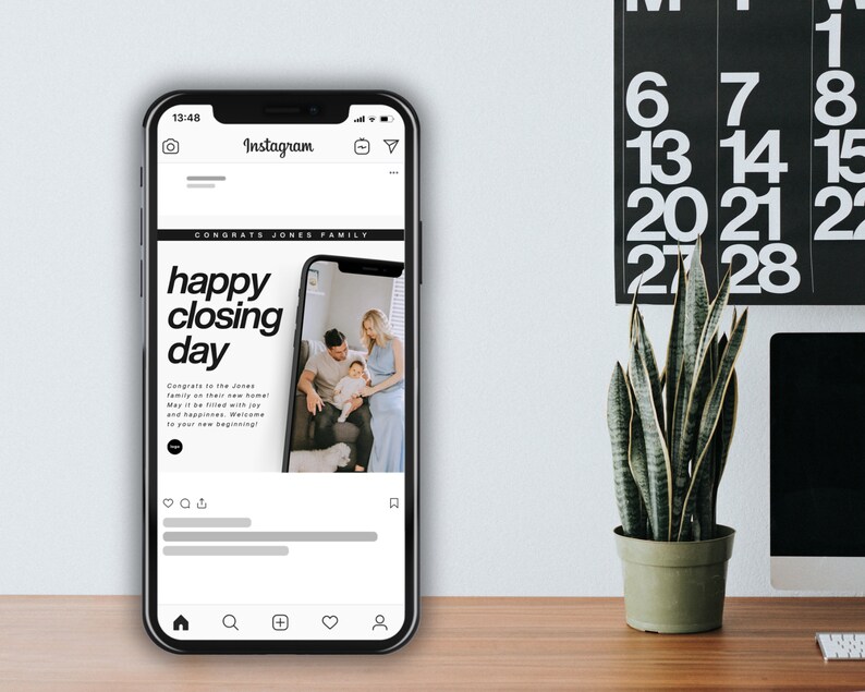 Real Estate Closing Day Feed Posts, Realtor Instagram, Real Estate ...