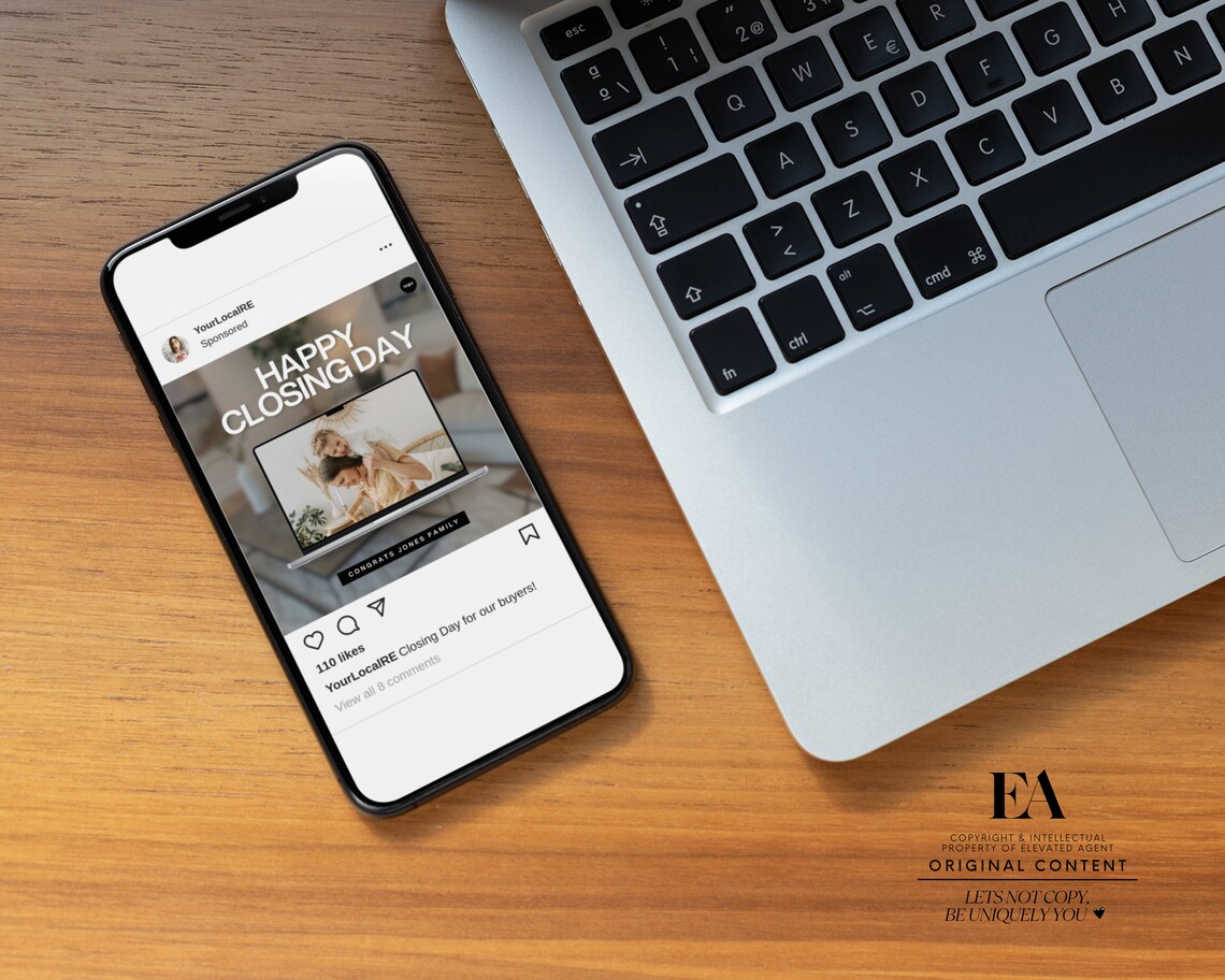 Real Estate Closing Day Feed Posts, Realtor Instagram, Real Estate ...