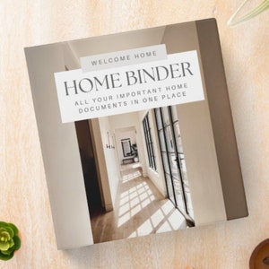 Real Estate Client Closing Gift, New Home Binder, Home Buyer Packet ...